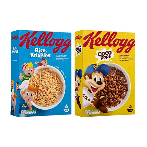 Offer SuperValu Kelloggs Rice Krispies & Coco Pops